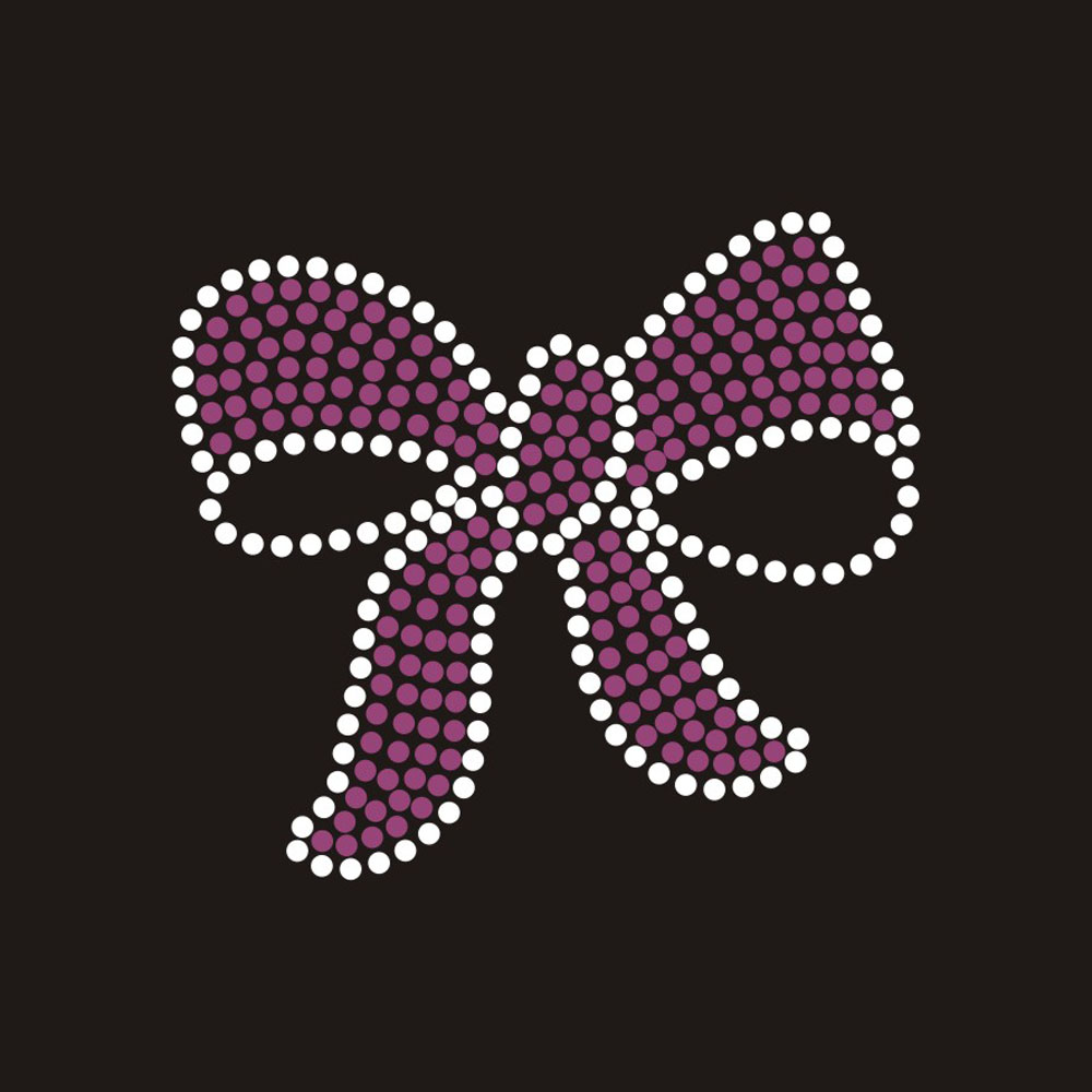 Custom Bow Rhinestone Transfer design,bow