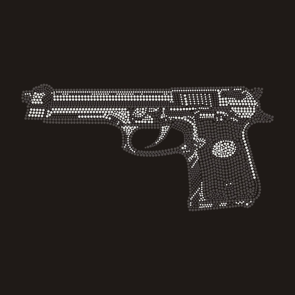 rhinestone gun,gun