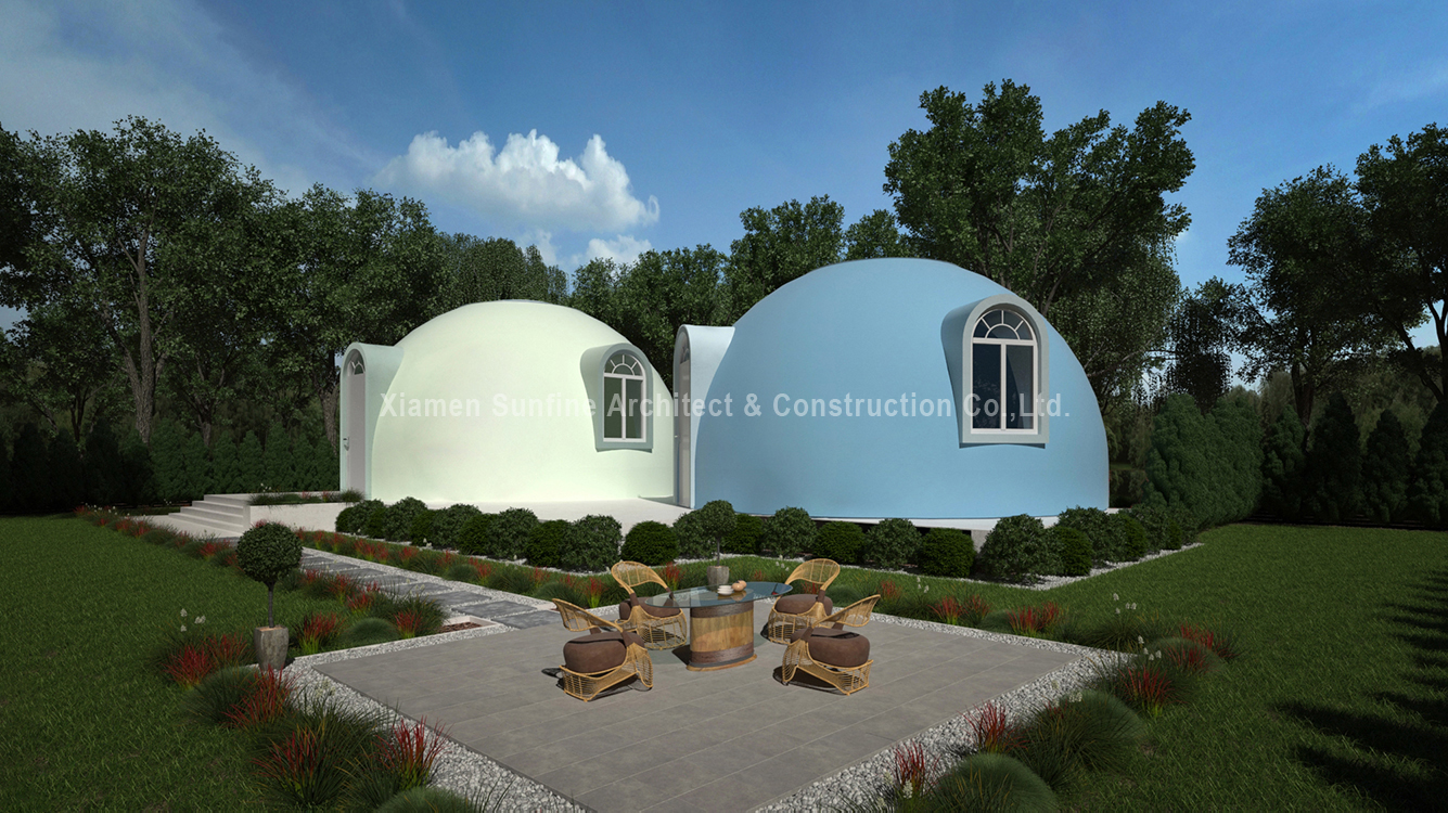 Earthquake Resistant Dome Homestay House Graphene EPS Prefab Houses,EPS ...