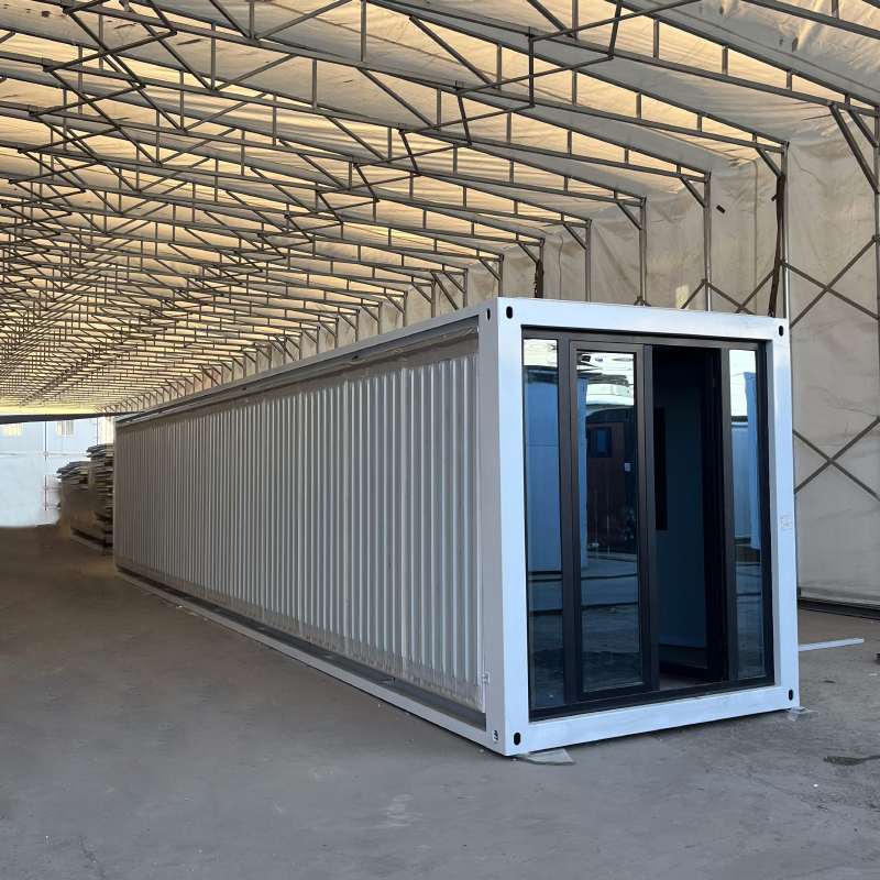 40FT expandable container house with cloakroom,Expandable Container House