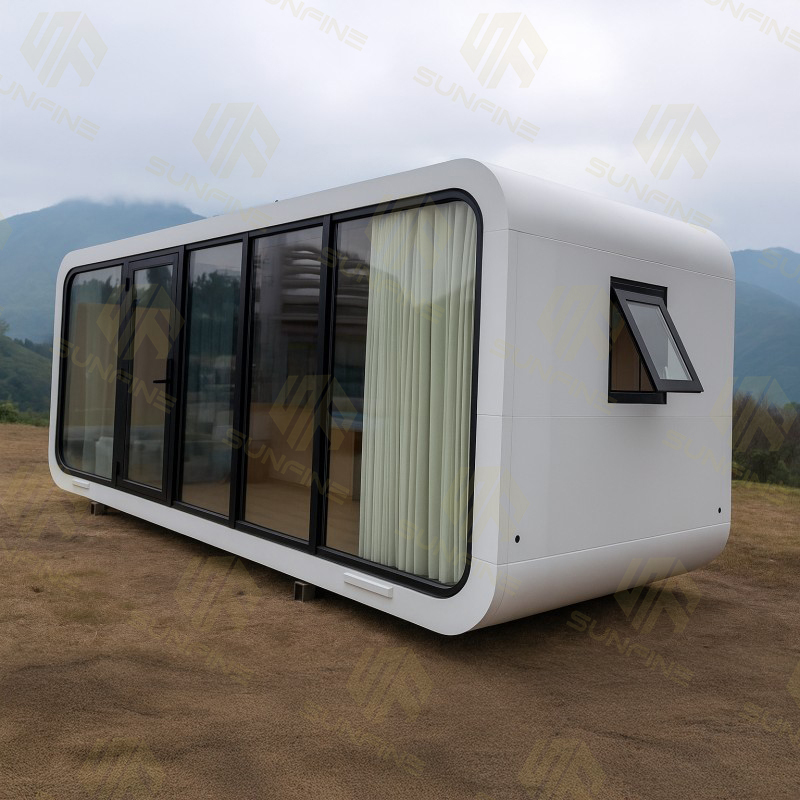 Affordable Apple Pod House on Wheels - Modular Tiny Home with Kitchen ...