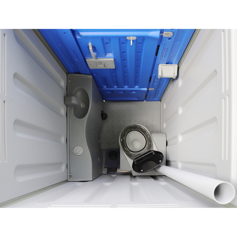 Portable Toilet Cabin with 160L Water Tank & 280L Waste Tank | Easy ...