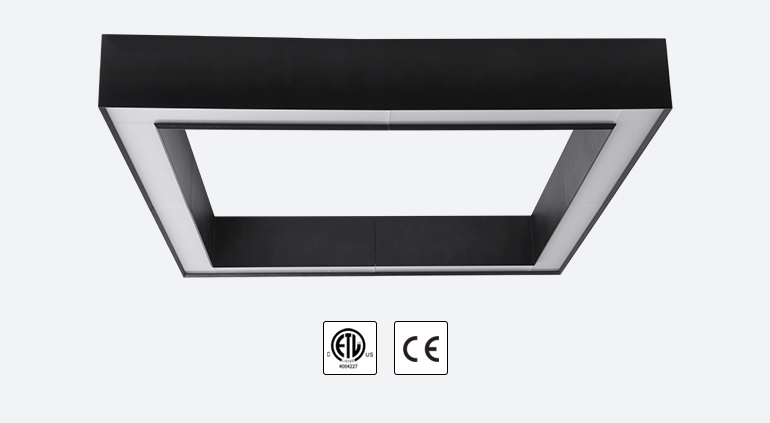 LONYUNG - Suspended Square Frosted LED for Retail Use