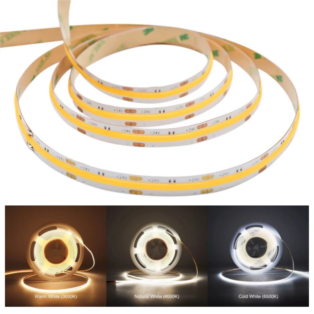 COB LED Strip Lights | ideal for narrow applications like display cases ...