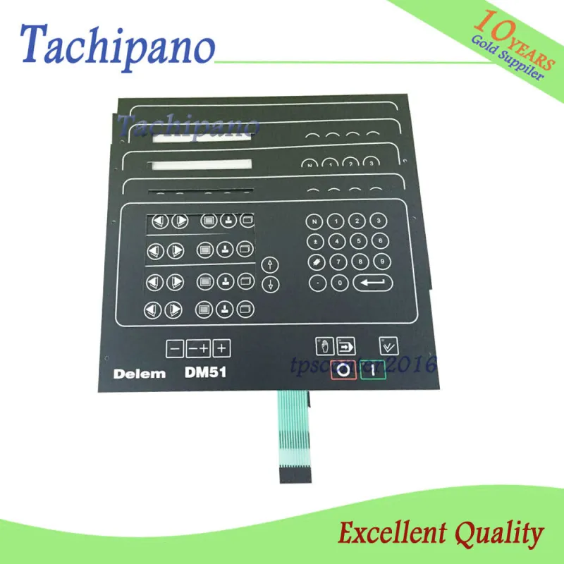 Membrane Switch Keypad Keyboard For Delem Dm51 Dm 51 Bending Machine