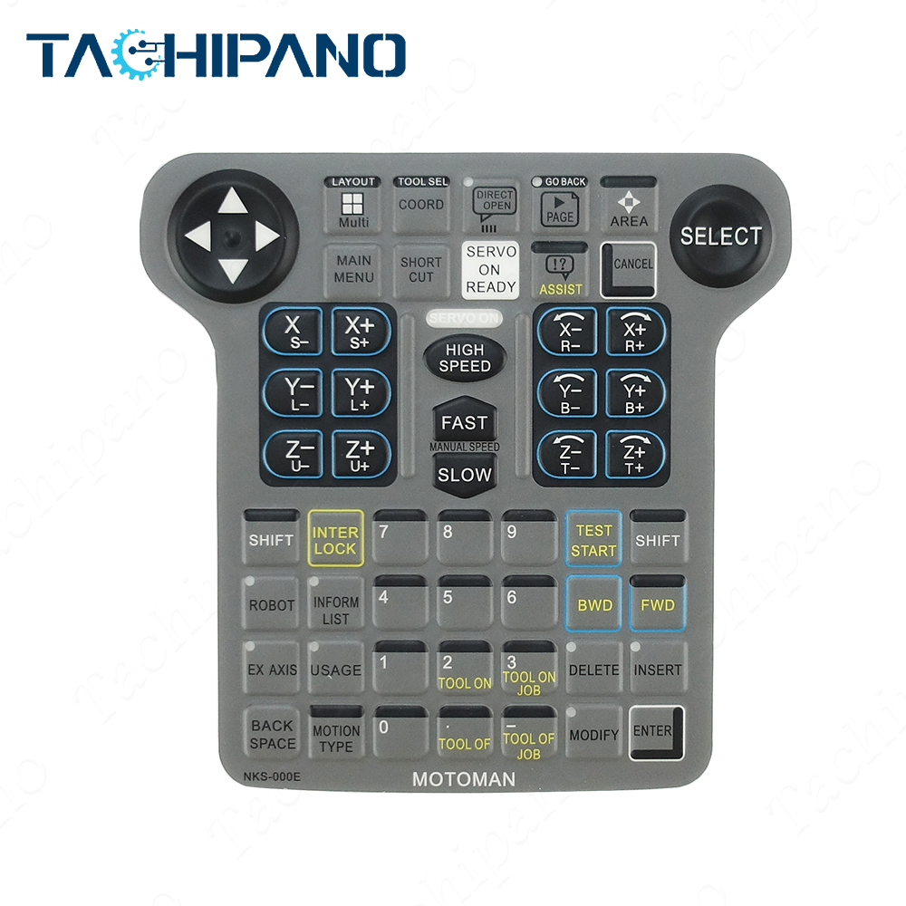 NKS-000E Protective film for Yaskawa NX100 Robot Teach Pendant Front ...