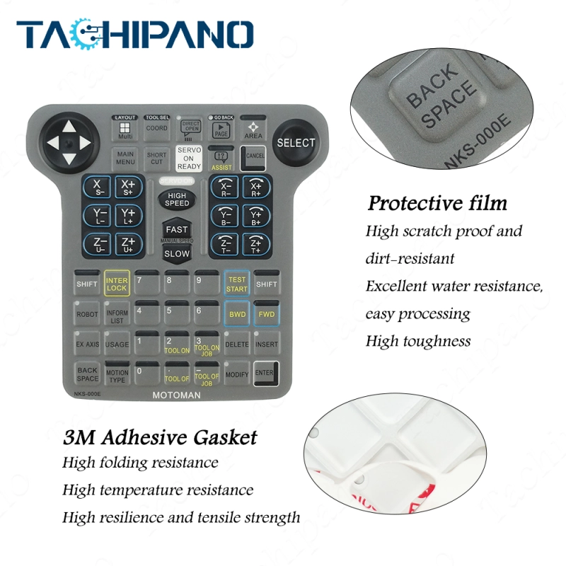 NKS-000E Protective film for Yaskawa NX100 Robot Teach Pendant Front ...