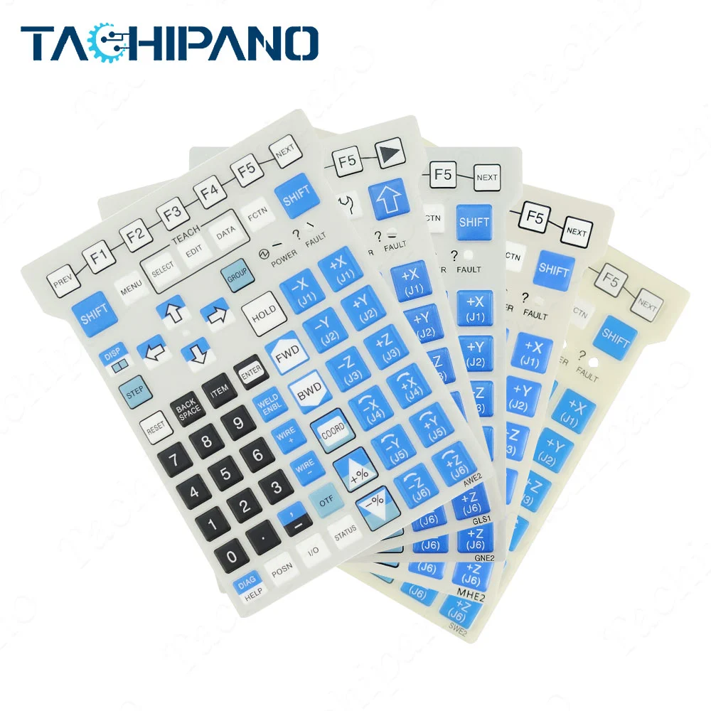 Protective Film for A05B-2518-C200#ESW Front Overlay, Membrane keypad