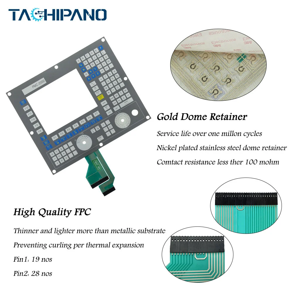 Membrane KEYPAD for CNC CN55IP-GP-CPU-AIS-B-7-ABEJSVX Switch Keyboard