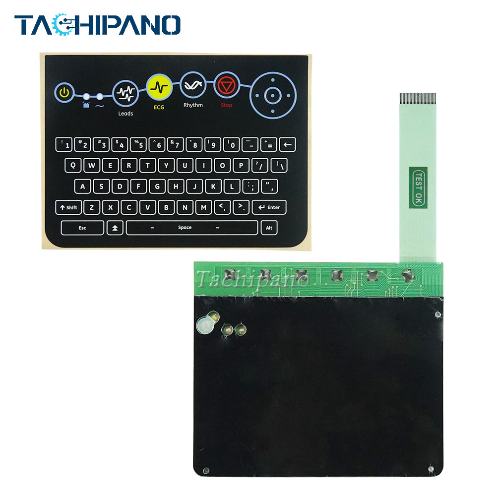 GE MAC 2000 ECG Membrane Keyboard for Switch Keypad + Protective film