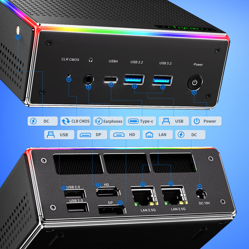 Trycoo HO4 Intel 12450H Mini PC
