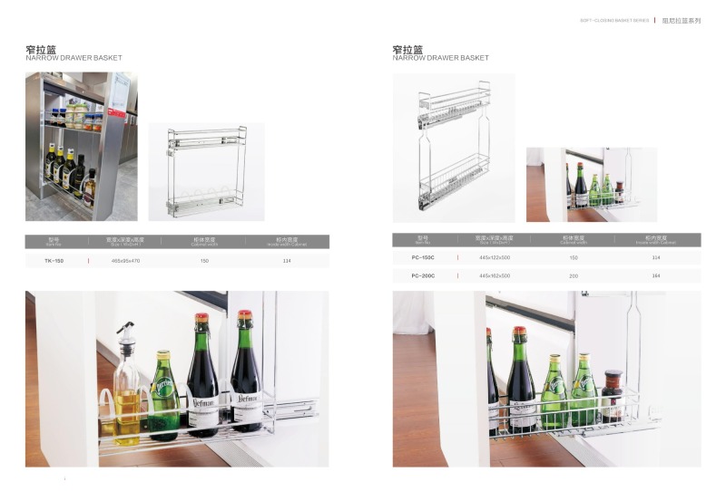 Kitchen Soft-Closing Basket Series