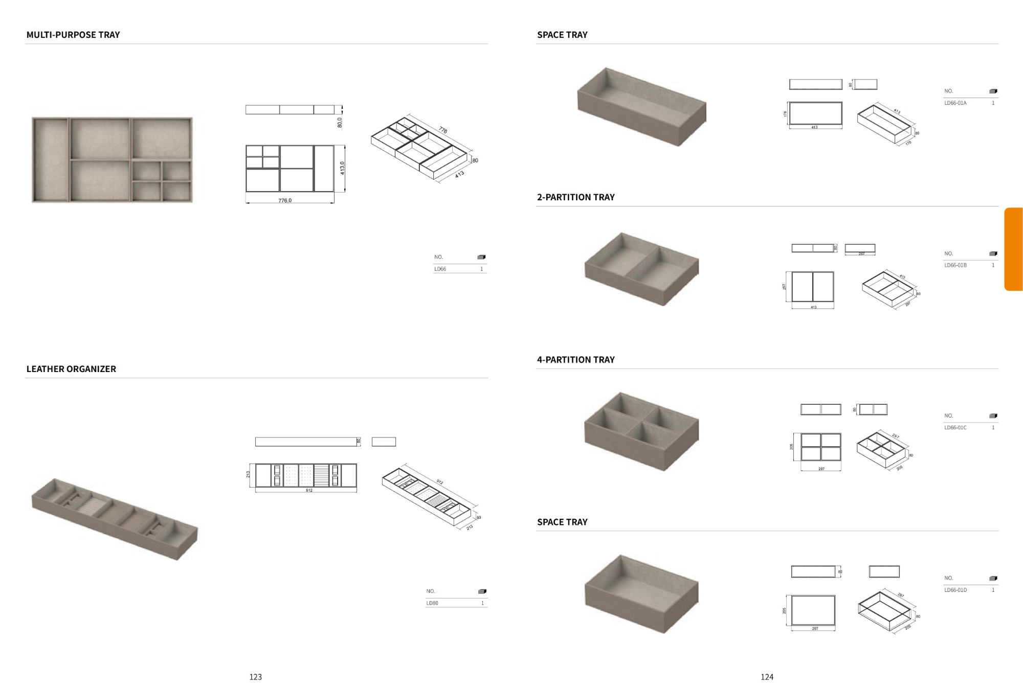 Multi-Function Wardrobe Leather Classification Box Drawer Sorting Box ...