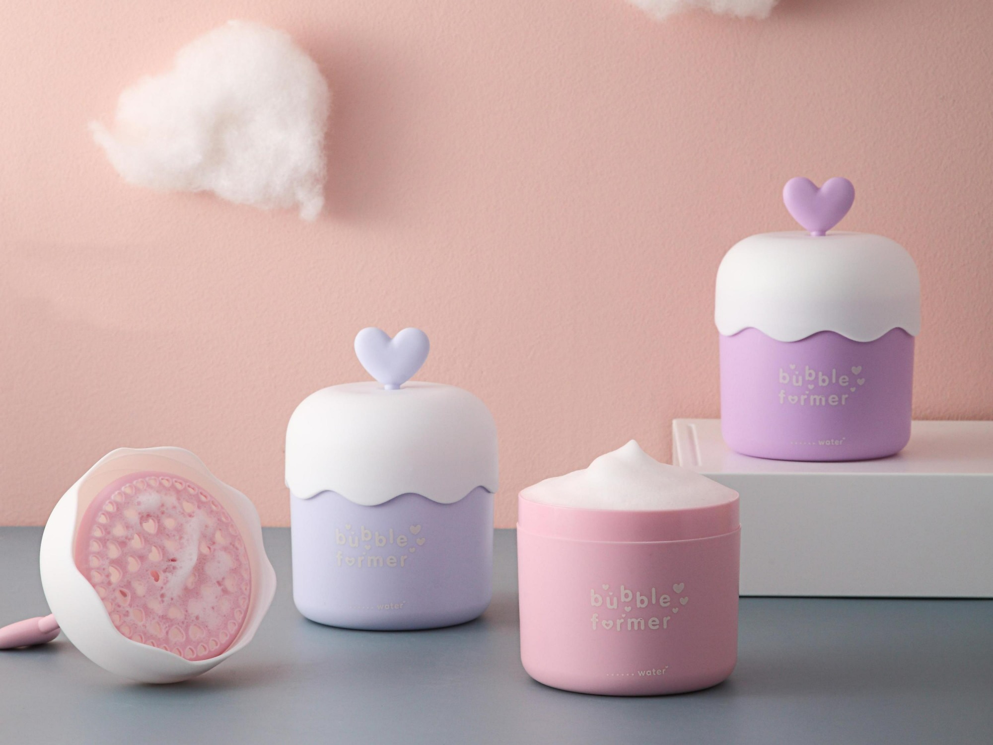 Portable Foam Maker Face Cleanser Shower Bath Shampoo Bubble Foamer ...