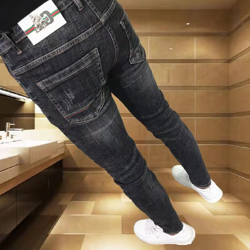 Men's Black Designer Gucci Jeans