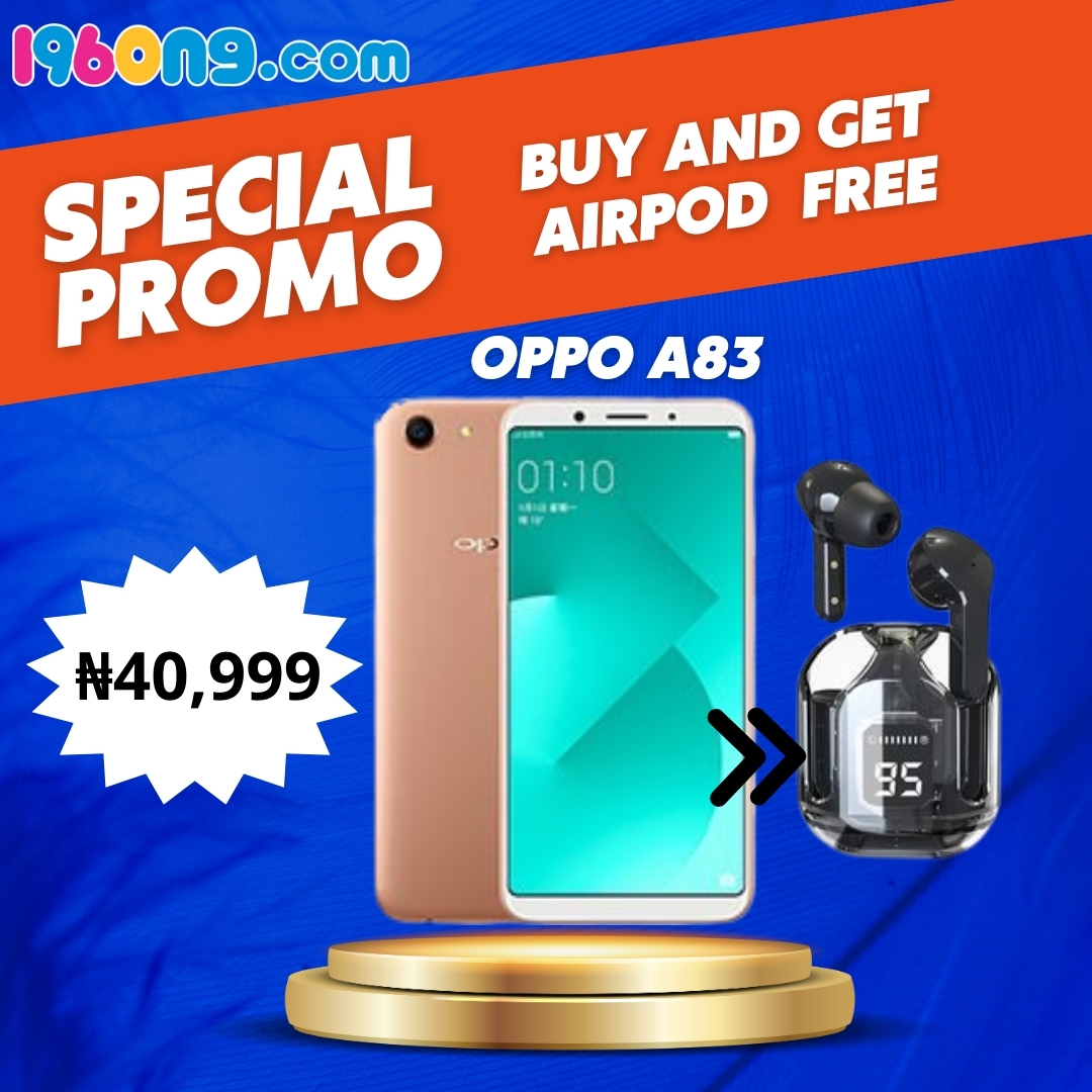 OPPO A83- 64GB 4GB RAM - ( GRADE A + ) (With Free Airpod)
