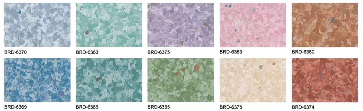 PVC Homogeneous Permeable Membrane Flooring