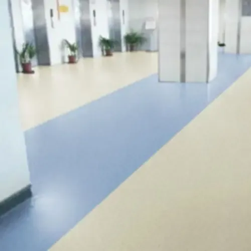Non-directional homogeneous vinyl flooring