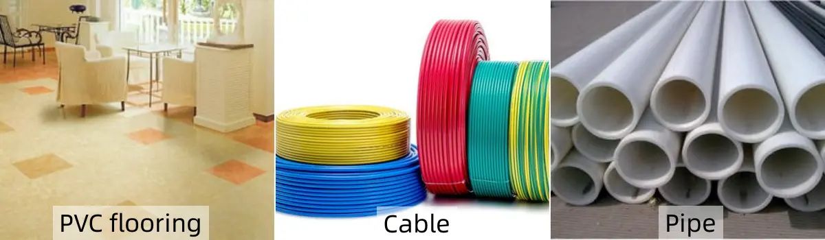 What are polyvinyl chloride, chlorinated polyethylene, and chlorinated ...