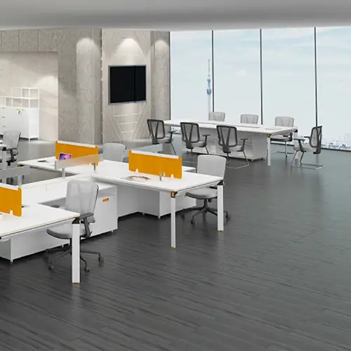 PVC dense wood grain coiled flooring