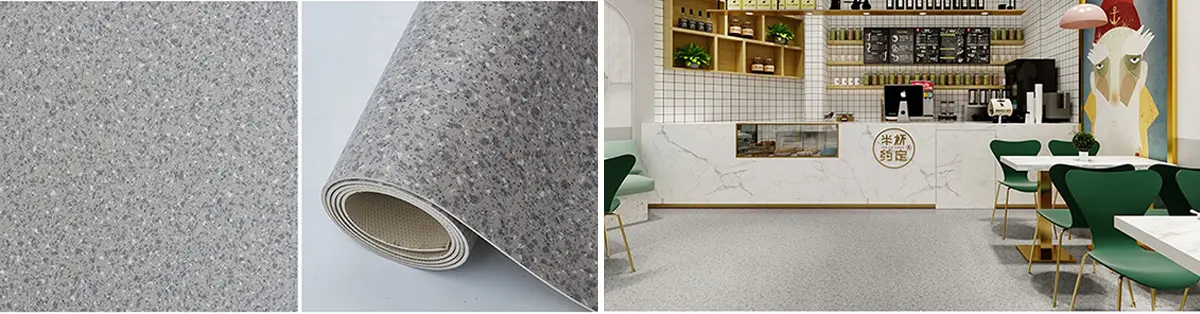 PVC roll flooring-PVC compact floor