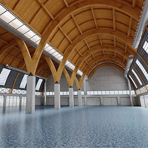 Lightweight floor-PVC compact coiled flooring