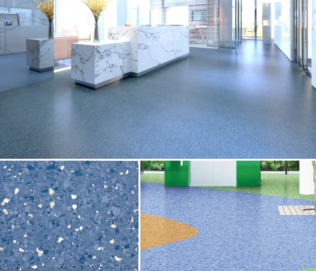 A floor that can be installed seamlessly - PVC Homogeneous Flooring