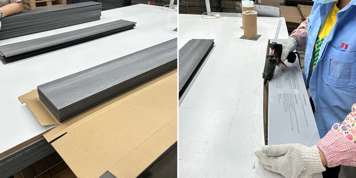 LVT Flooring Packaging Reflects Uncompromised Quality
