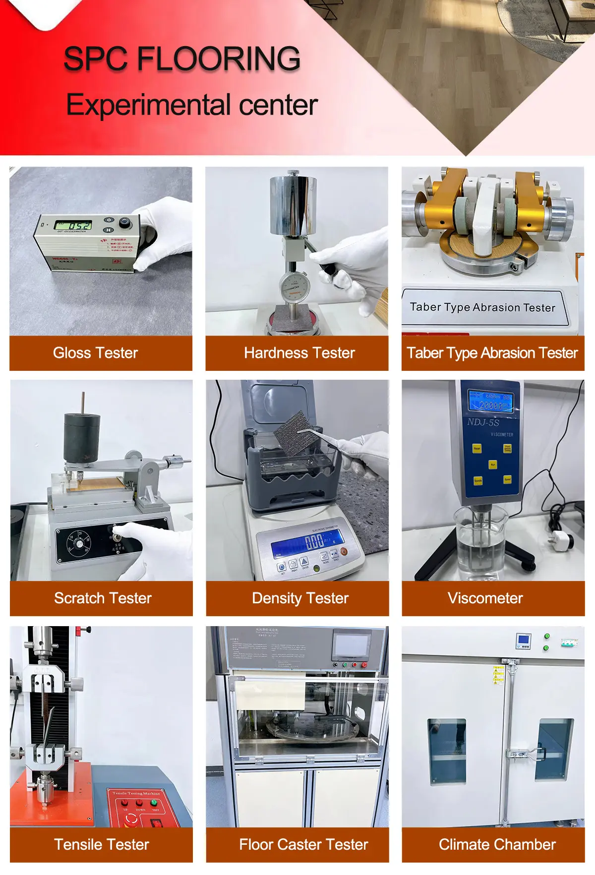 Rigid Core Stone Composite Flooring