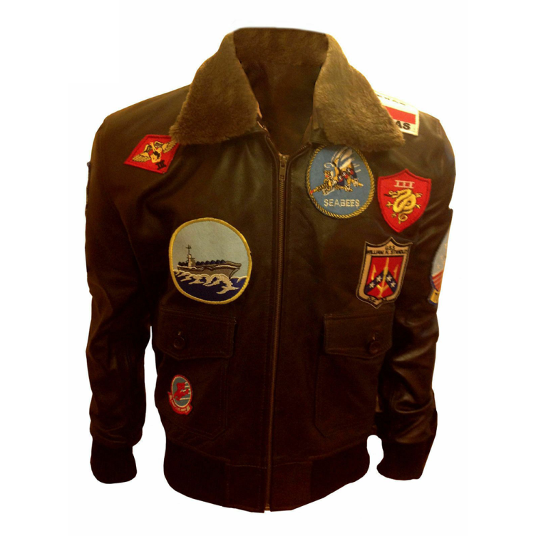 Customize Men OEM Factory Leather Aviator Jacket