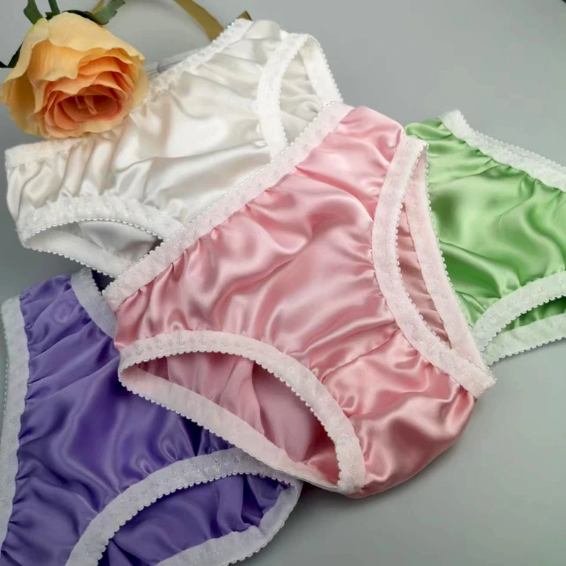 Girl's 100% Mulberry Silk Panties For 14 12 10 8 7 Year Old