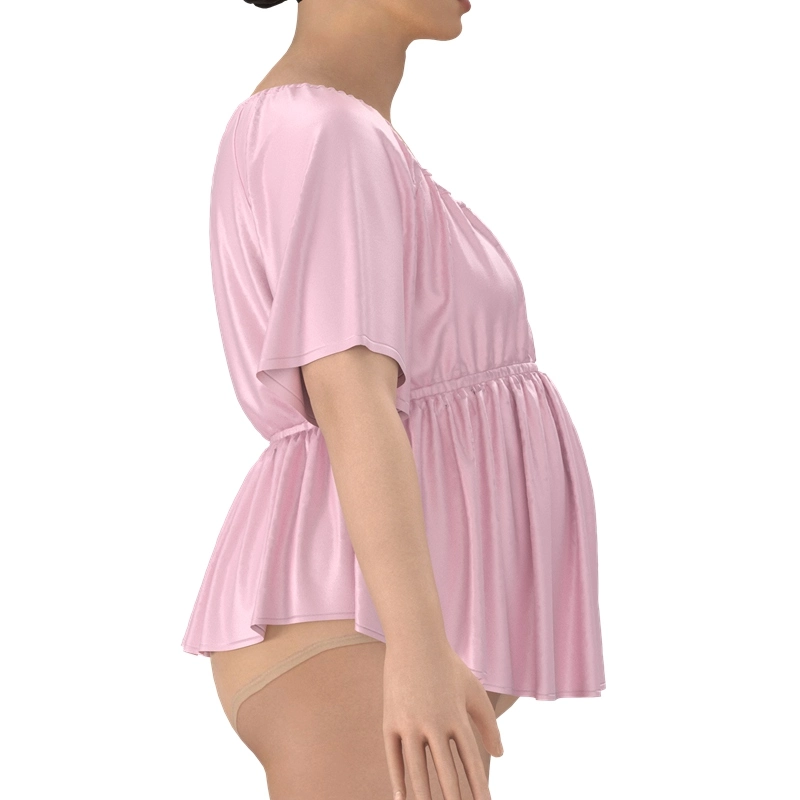 100% Mulberry Silk Maternity Blouse