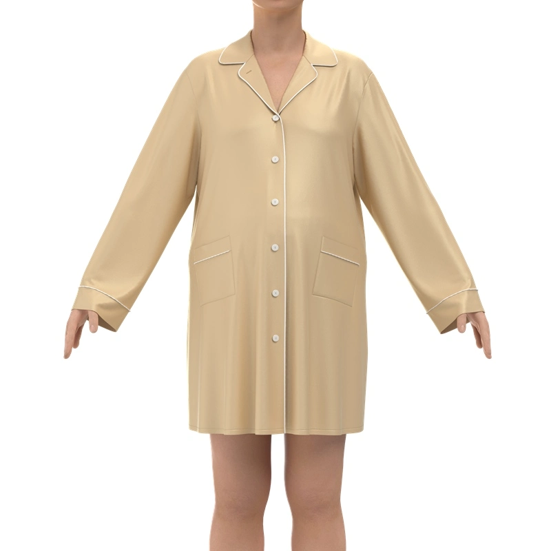 Maternity Silk Nightshirt