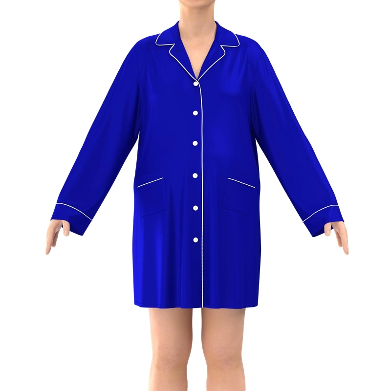 Maternity Silk Nightshirt