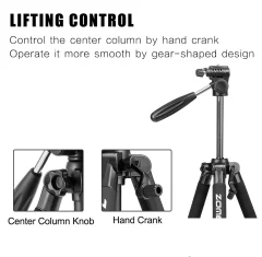 ZOMEi Q111 Portable Camera Tripod - Best Choice for Beginner and Amateur