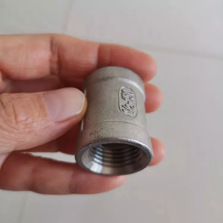 stainless steel 304 316 socket coupling O.D.machined socket coupling ...