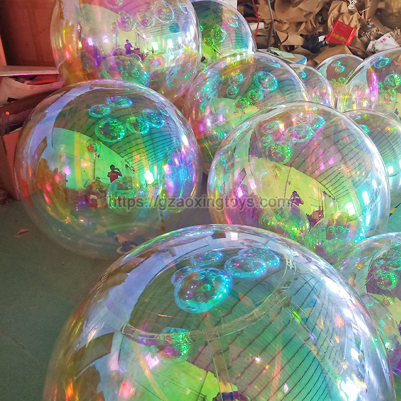 PVC Hanging Giant Inflatable Mirror Ball For Party Stage Show ...