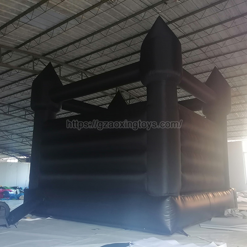 Black Inflatable Bounce House For Wedding Birthday Party Events For ...