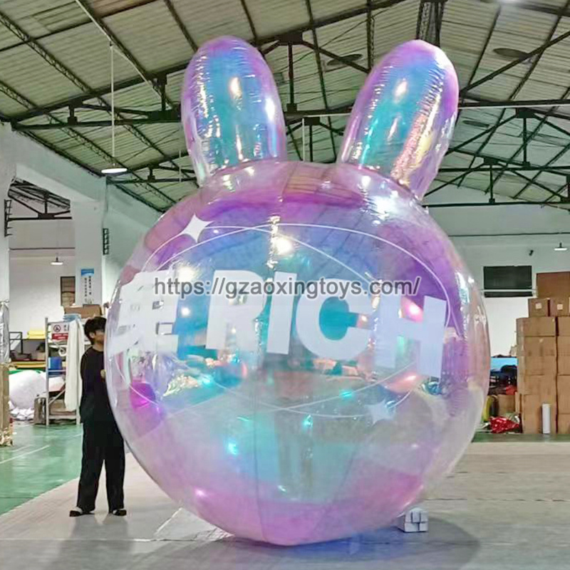 PVC Hanging Giant Inflatable Mirror Ball For Party Stage Show ...