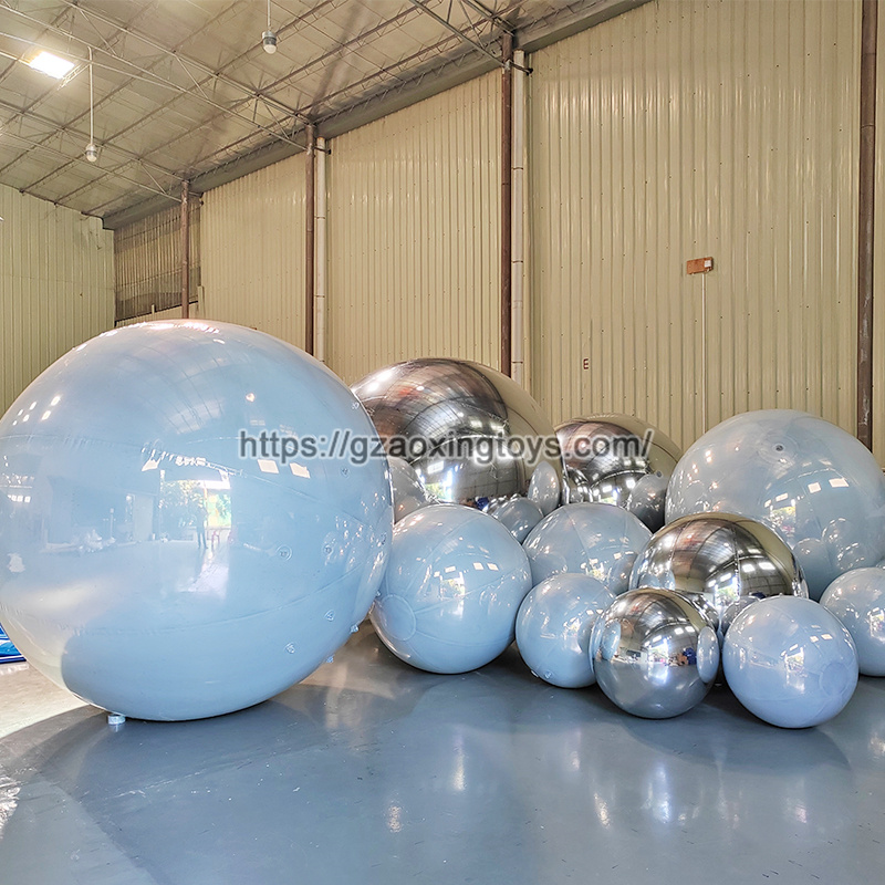 PVC Hanging Giant Inflatable Mirror Ball For Party Stage Show ...
