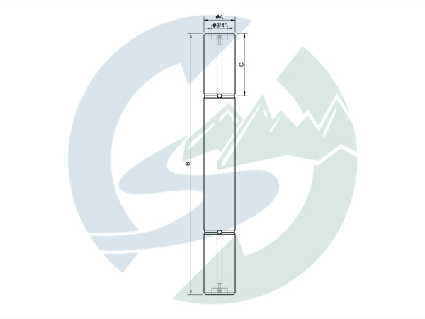 Shaft for Rollers | Roll Off Dumpster Parts-HY ENVIROTECH