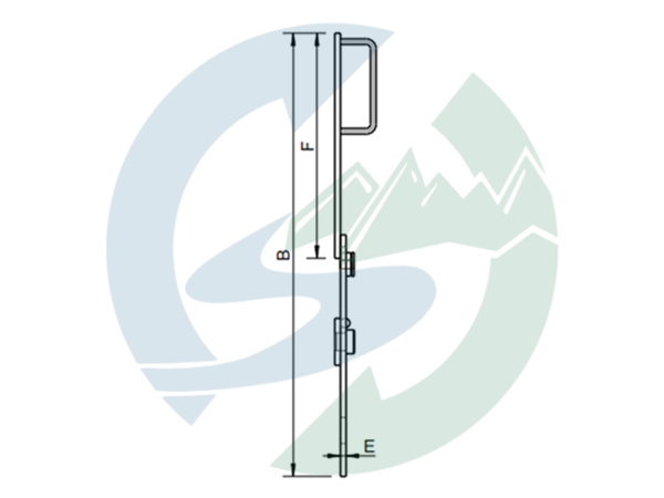 31" Door Latch For 10 Yard Container | Roll Off Dumpster Parts-HY ...