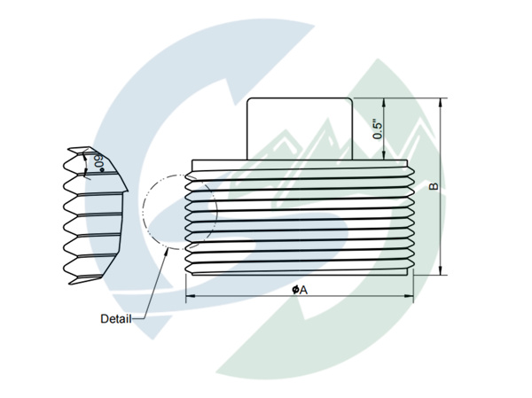 Cast Iron Drain Plug | Dumpster Parts-HY ENVIROTECH