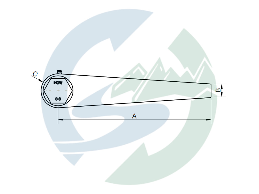 Door Hinge Style S | Roll Off Dumpster Parts-HY ENVIROTECH