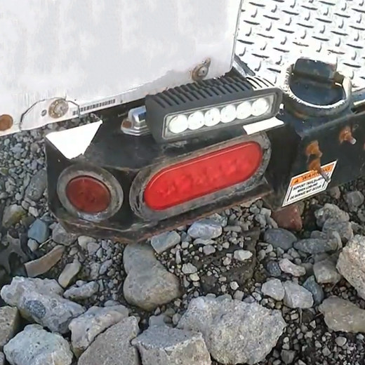 Single Oval Truck Light Box Powder Coated | Dump Trailer Parts-HY ...