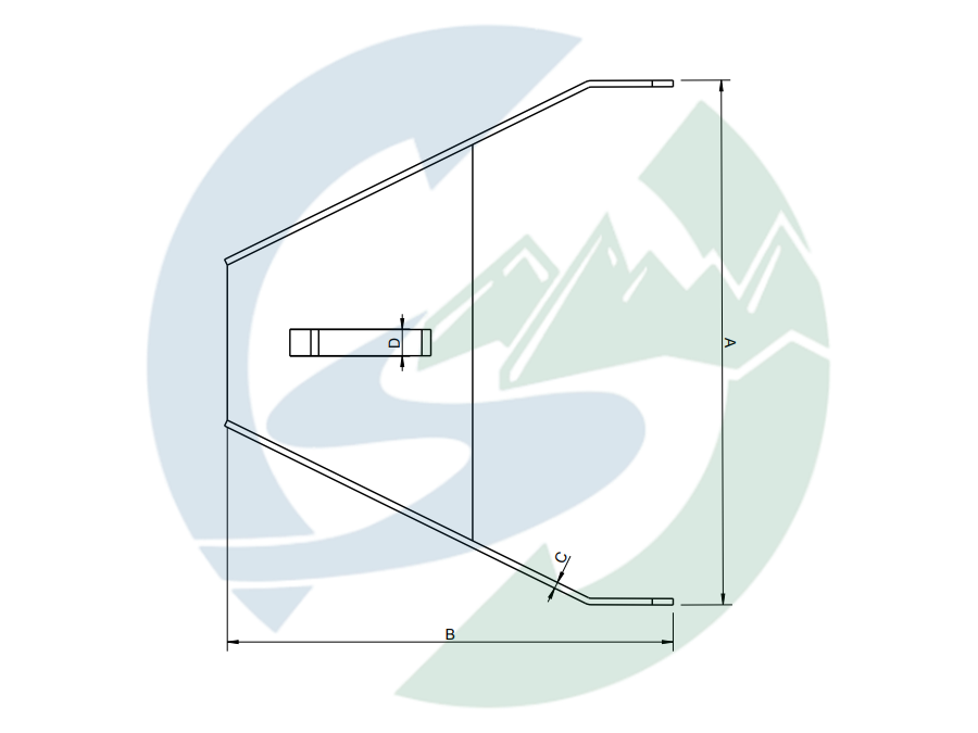 Roll off Pull Hook & Plate Style B | Roll Off Dumpster Parts-HY ENVIROTECH
