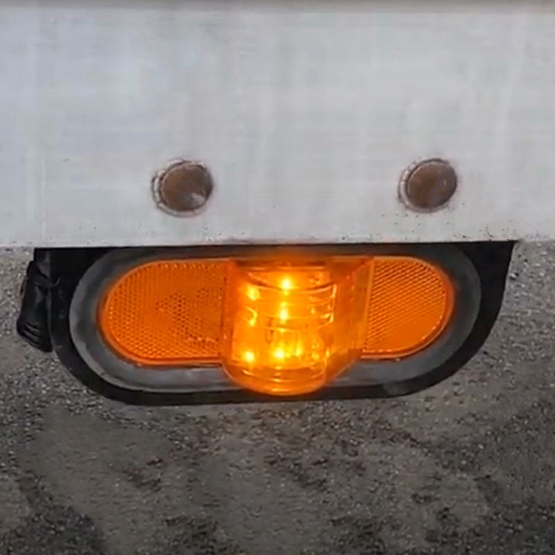 6-7/16" x 2.25" Mid Turn Signal Marker Light with Grommet (18 LEDs ...