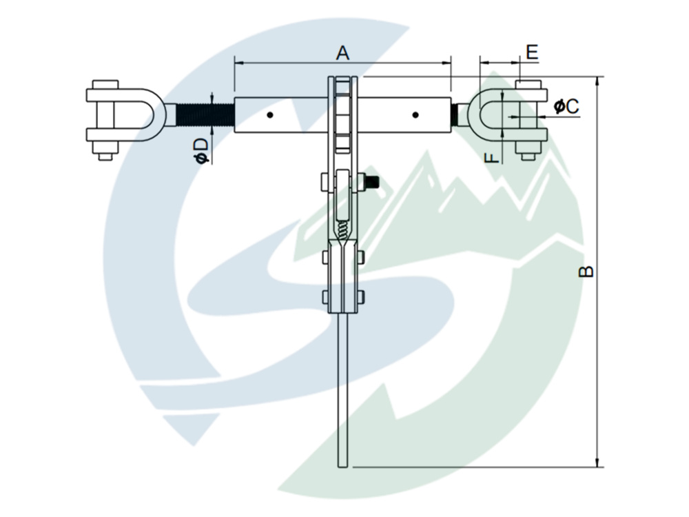 Compactor Ratchet Binder Jaw-Jaw | Roll Off Dumpster Parts-HY ENVIROTECH