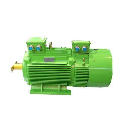 Elom-Y2R rib cooling high voltage compact slip ring motor