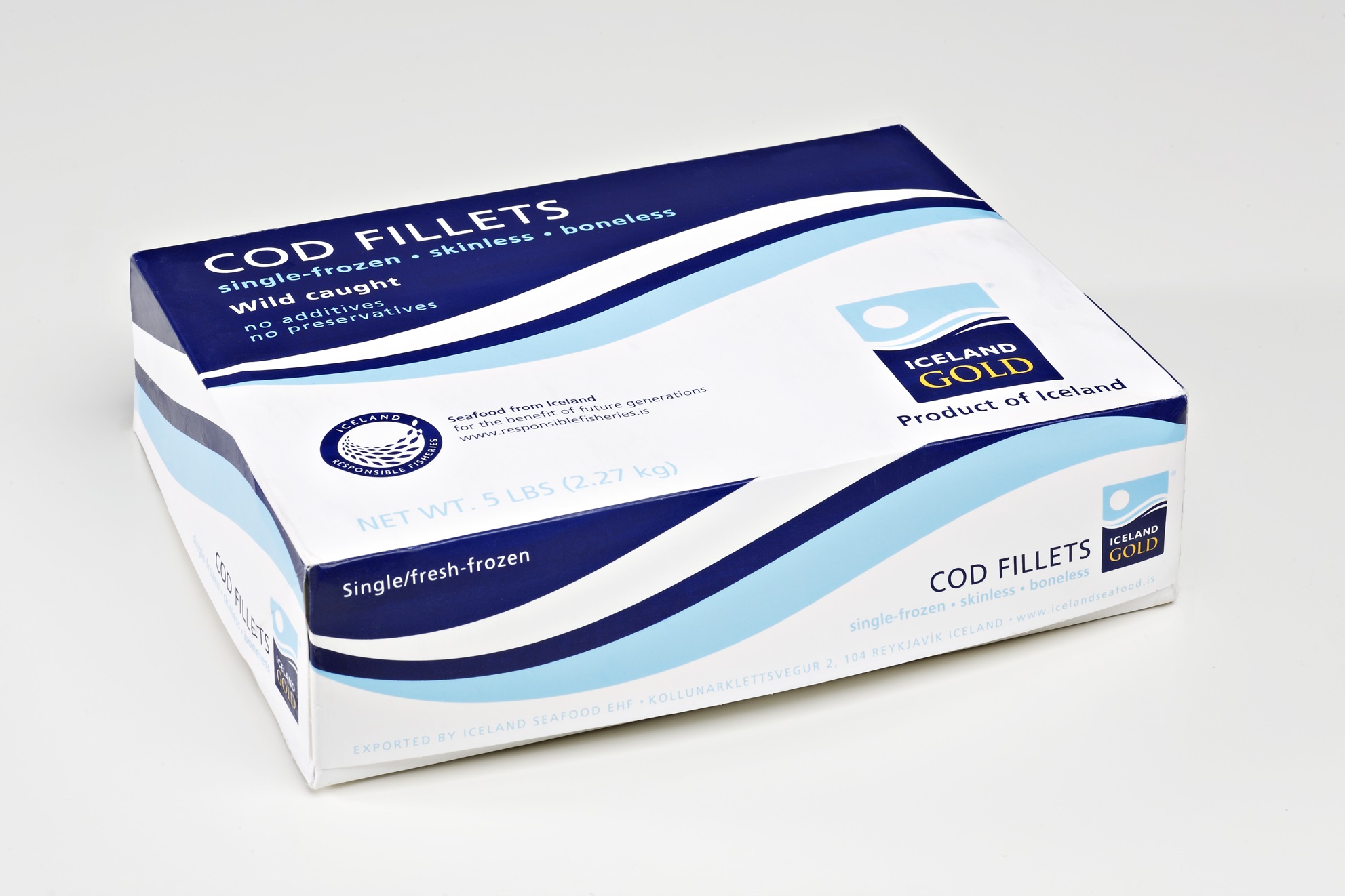 10kg fish fillet cartons for frozen seafood